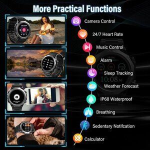 Accessories | Military Smart Watch For Men 139 Hd Touchscreen Fitness ...